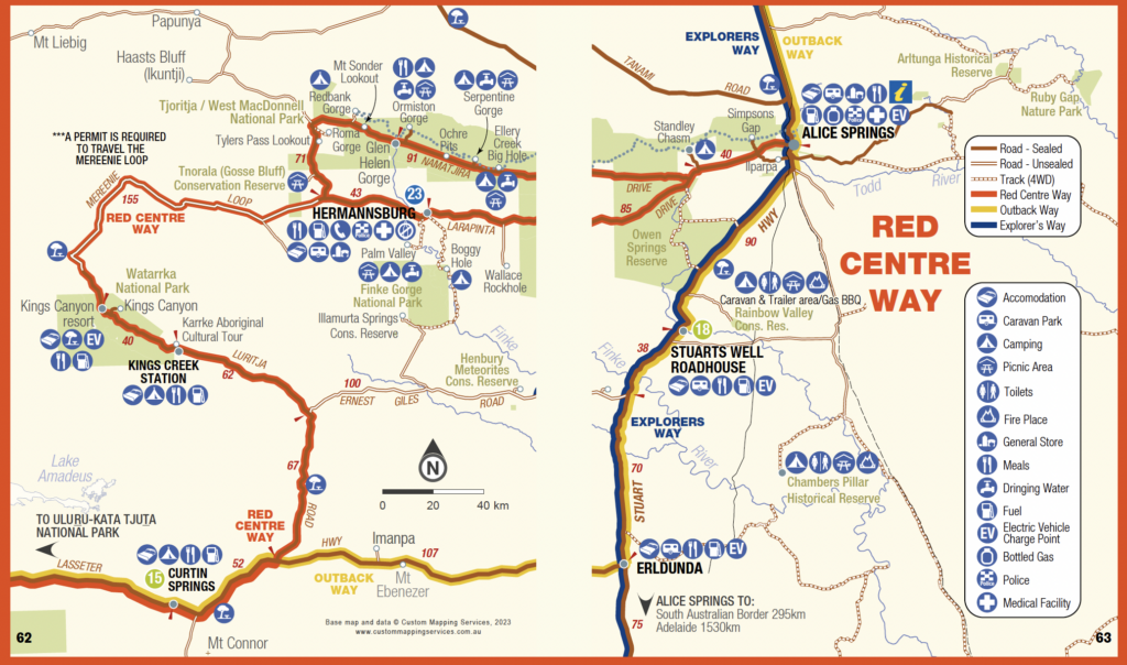 Maps - Explore the Red Centre