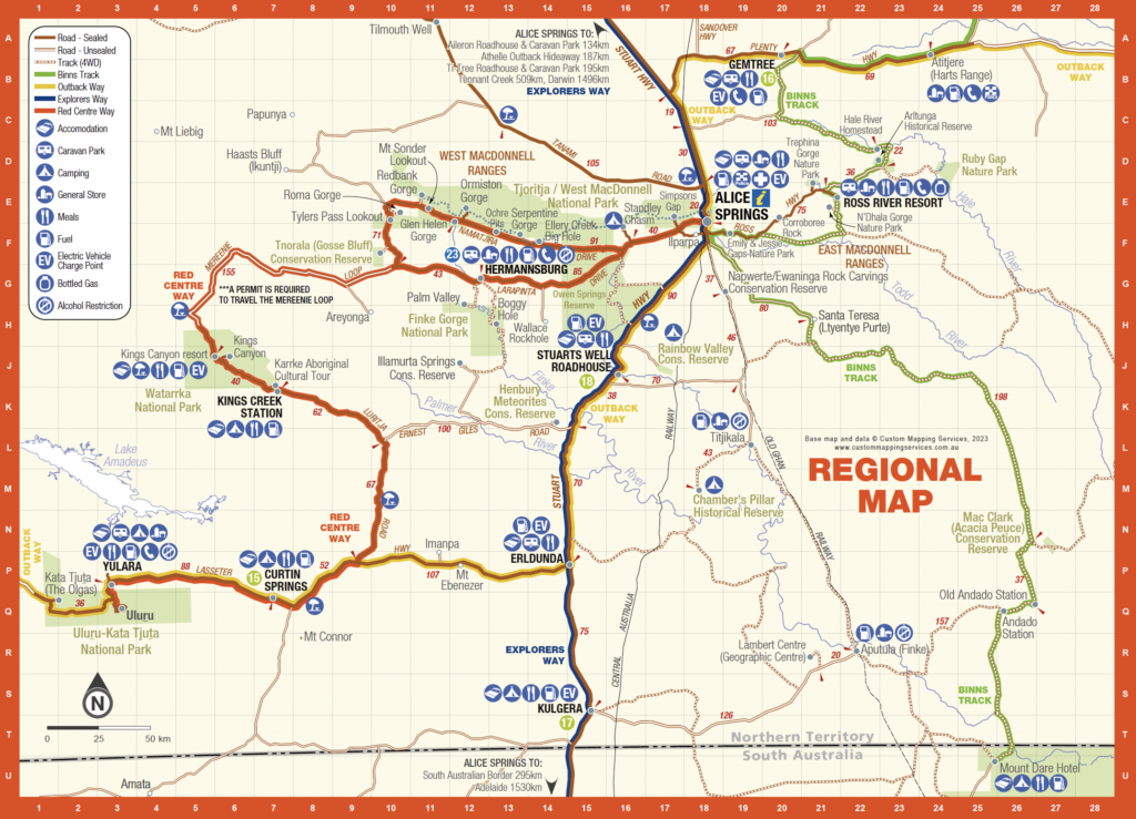 Maps - Explore the Red Centre