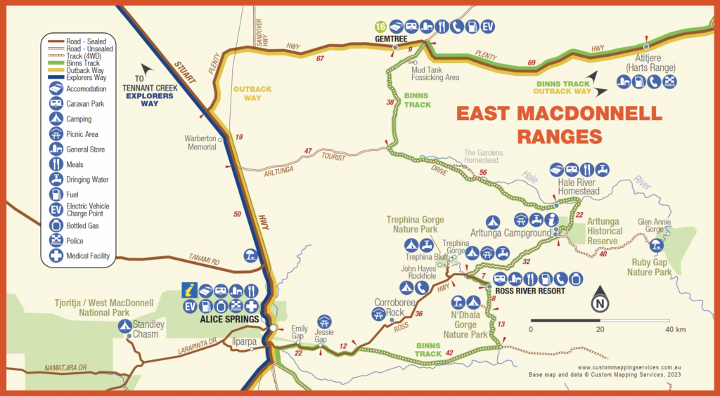 Maps - Explore the Red Centre