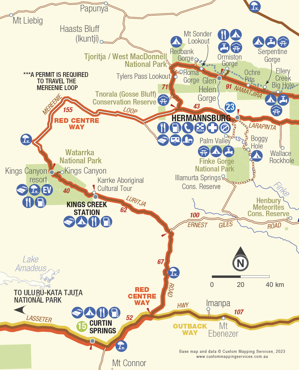 Maps - Explore the Red Centre