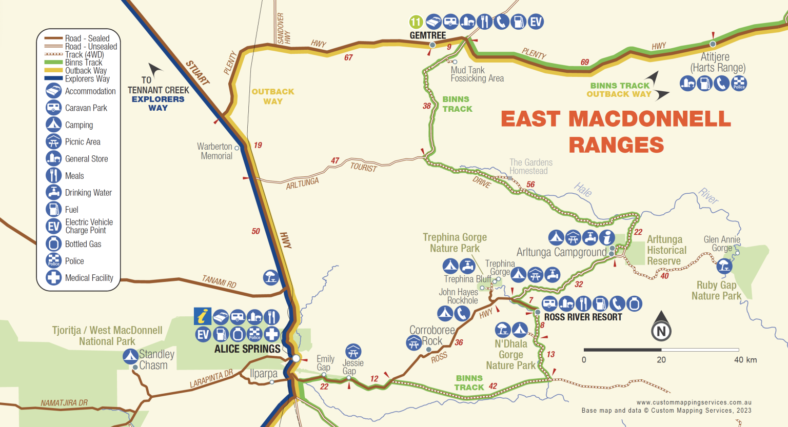 Maps - Explore the Red Centre